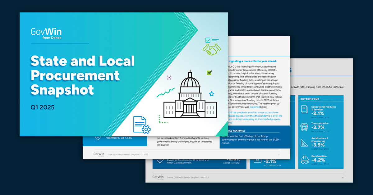 State and Local Procurement Snapshot - Q1 2025 - GovWin IQ